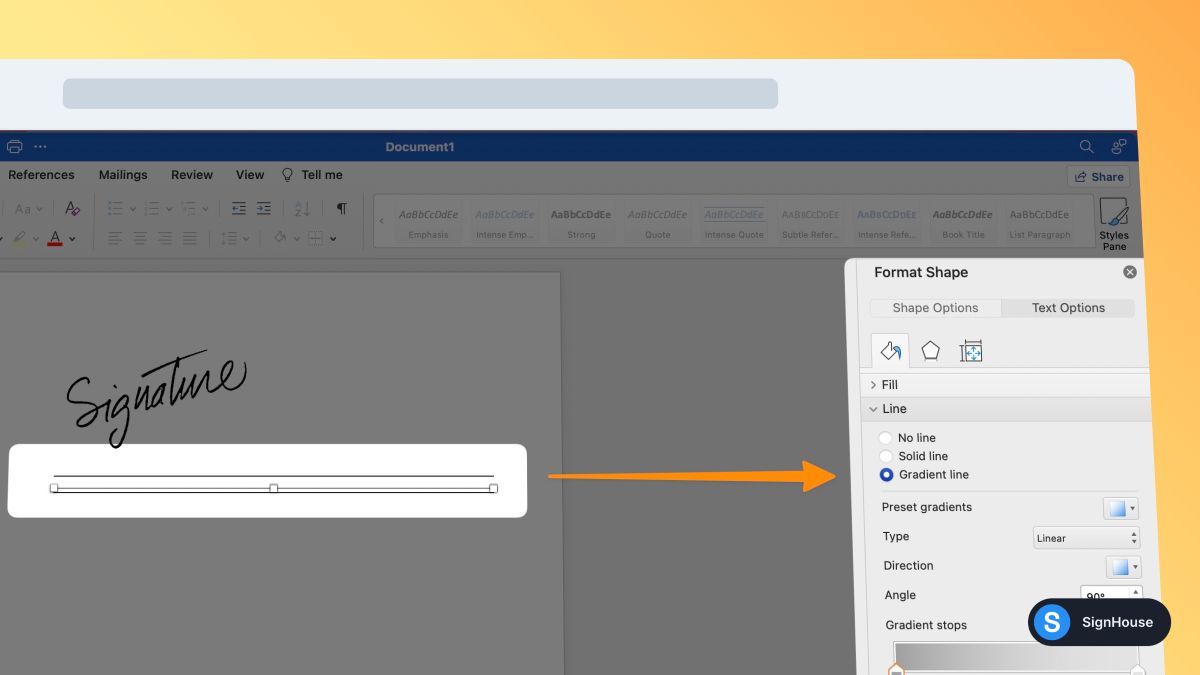 (2024) How To Draw & Insert Signature In Word | SignHouse